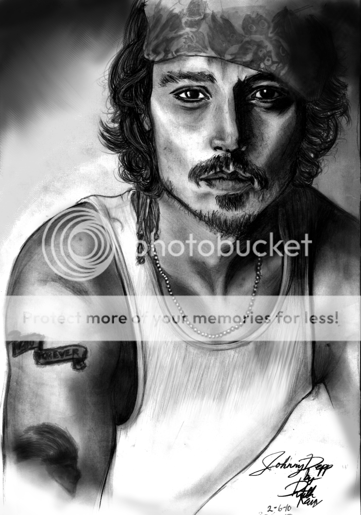 JOHNNY DEPP: A Realistic Portrait by kawaii_Mew~ | PokéBeach.com Forums